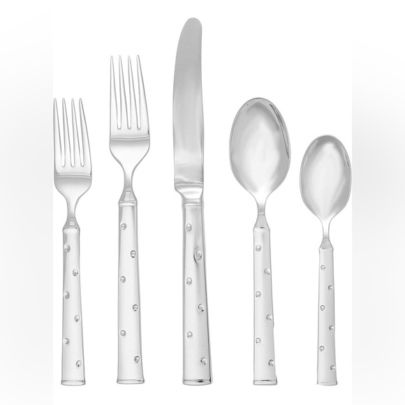 kate spade | Dining | Kate Spade Larabee Dot Silverware | Poshmark